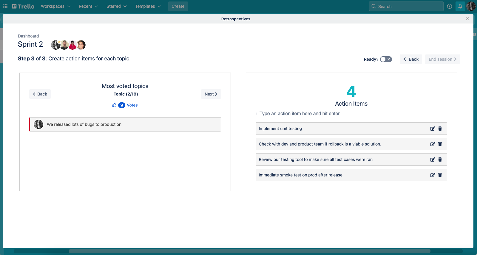 Agile Retrospectives Power-Up | Trello