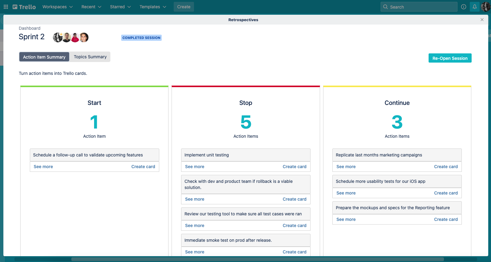 Agile Retrospectives Power-Up | Trello