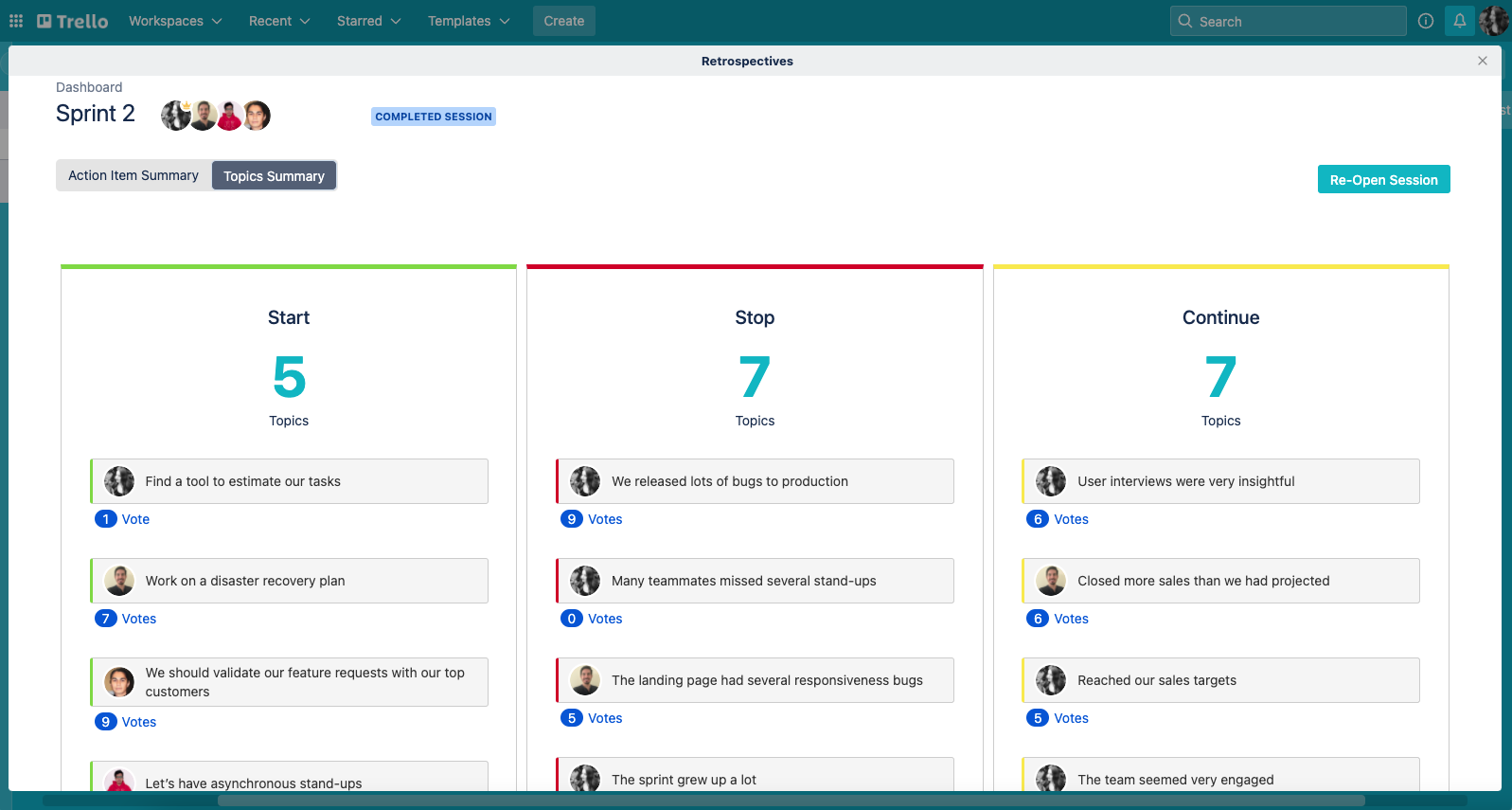 Agile Retrospectives Power-Up | Trello